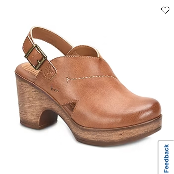 b.o.c. | Shoes | Boc Cecilia Tan Slingback Clogs Mules Size | Poshmark
